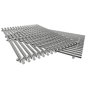 QuliMetal 304 Stainless Steel 7639 Cooking Grates for Weber Spirit 300 and Spirit II 300 Series, Spirit 700, Genesis Silver B & C, Genesis Gold B & C, Genesis Platinum B & C, Genesis 1000-3500