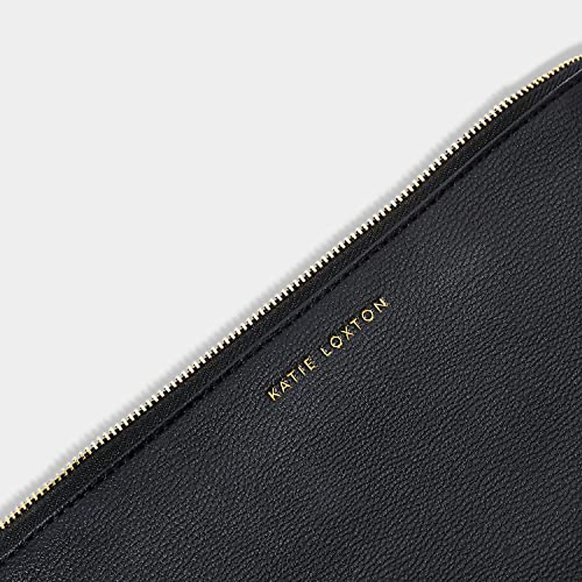 KATIE LOXTON You Got This Womens Large Vegan Leather Baby Pouch Organizer in Black