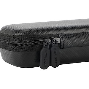 WEPIGEEK Travel Case for Meater Plus/Original MEATER Smart Meat Thermometer Messenger Carrying Bag,Soft Lining,with Pockets for Accessories Black(Case Only)