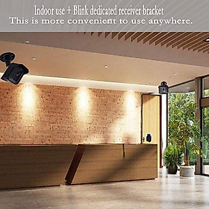 All-New Blink Camera Wall Mount Bracket, Weather Proof 360° Protective Plastic Housing Cover and Adjustable Wall Mount Bracket for Blink Indoor Outdoor Home Security Camera System Black(3Pack)