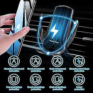 Wireless Car Charger, 10W Wireless Car Charger Mount,Phone Holder Car Wireless Charger for iPhone 13/13 Pro /12/12 Pro/ 11/11 Pro/Xr/Xs/X/8, Samsung S