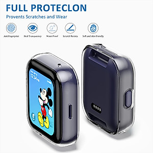 Valband 4 Packs Screen Protector Compatible with SyncUp Watch, Ultra Slim Soft Full Cover Case for SyncUp Kids Watch