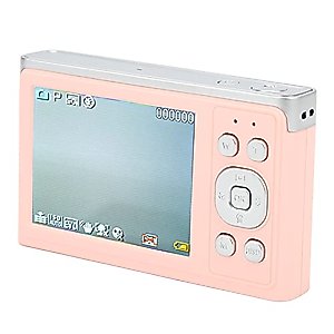 Portable Camera, AF Autofocus 16X Zoom Digital Camera 2.88in IPS HD Screen ABS Metal for Shooting(Pink)
