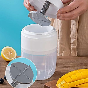 KALPAGA Manual Ice Crusher Machine Portable Ice Shaver and Snow Cone Machine with 2 Ice Cube Trays, Ice Crusher and Shaved Ice Machines