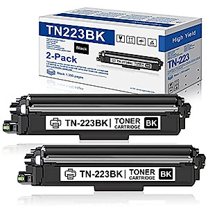 2-Pack Black Compatible Toner Cartridge Replacement for Brother TN223BK TN 223 TN-223 for HL-L3210CW HL-L3230CDW HL-L3270CDW HL-L3290CDW MFC-L3710CW DCP-L3550CDW,Sold by MitoColor