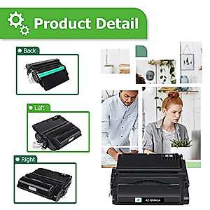 Aztech Compatible Q5942A Toner Cartridge Replacement for HP 42A Q5942A 42X Q5942X Q1338A for HP 4250 4200 4350 4300 4250N 4240 4350N 4250TN 4250DTN 4350DTN 4350TN Printer (Black, 1-Pack)