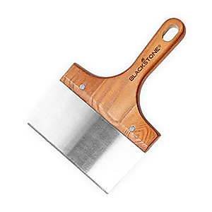 Blackstone Deluxe Spatula Griddle Kit (6-Piece) with Stainless Steel Tongs, Grill Hamburger Flipping Spatulas, BBQ Scraper, Batter Dispenser & Mixer Bottle, 5069, Grilling Tools & Accessory