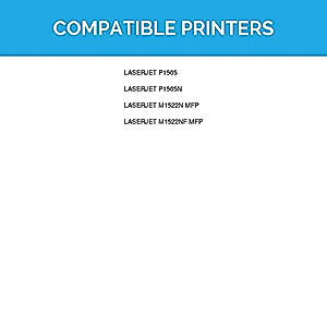 LD Products Compatible HP 36A Black Toner Cartridge Replacement CB436A for use in Laserjet Printers M1522n MFP, M1522nf MFP, P1505 & P1505n (3-Pack)