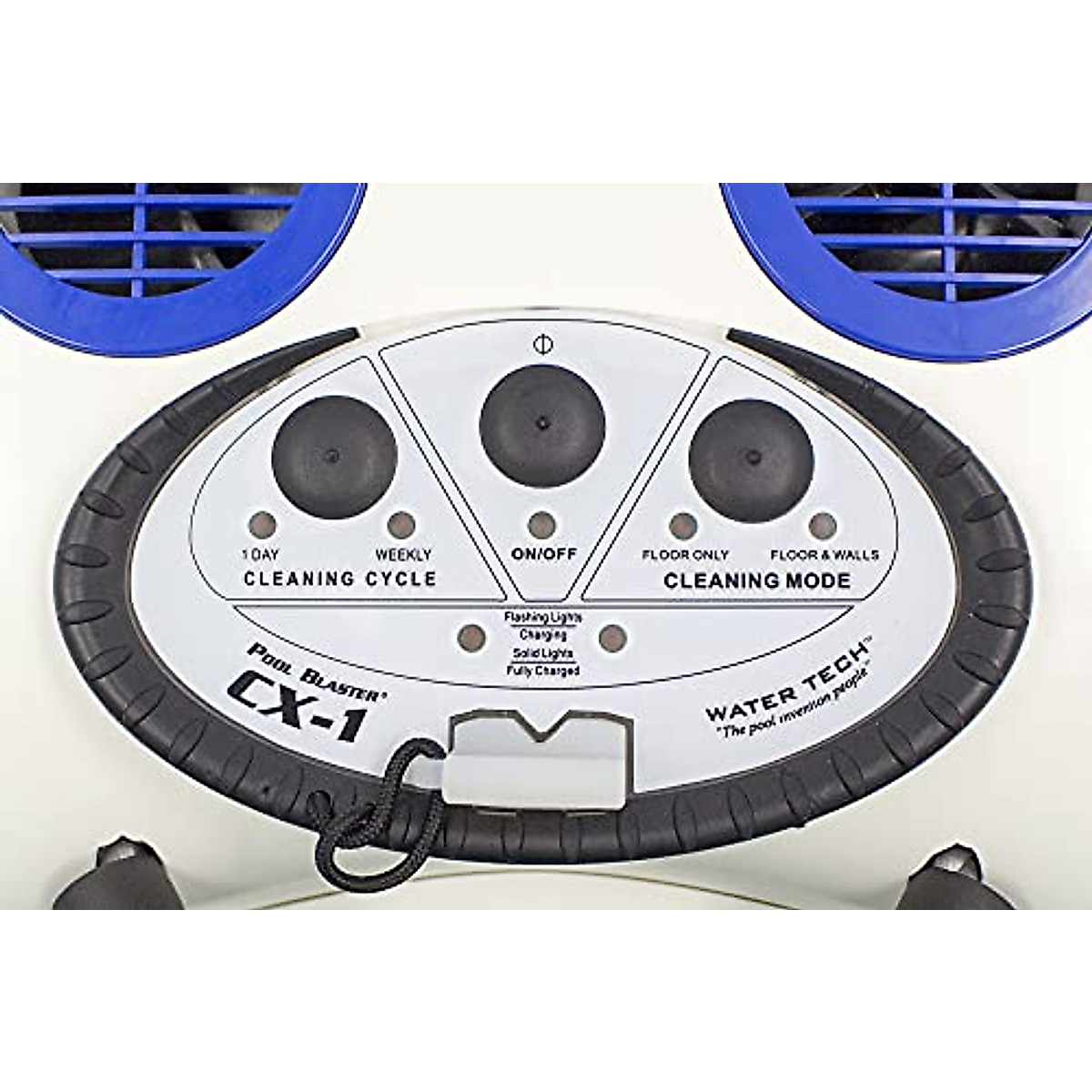 POOL BLASTER CX-1 Cordless Robotic Pool Cleaner, Automatic Vacuum for Inground and Above Ground Pools, Intelligent Wall Climbing Vac w/Strong Suction, High Capacity and Smart Scheduler