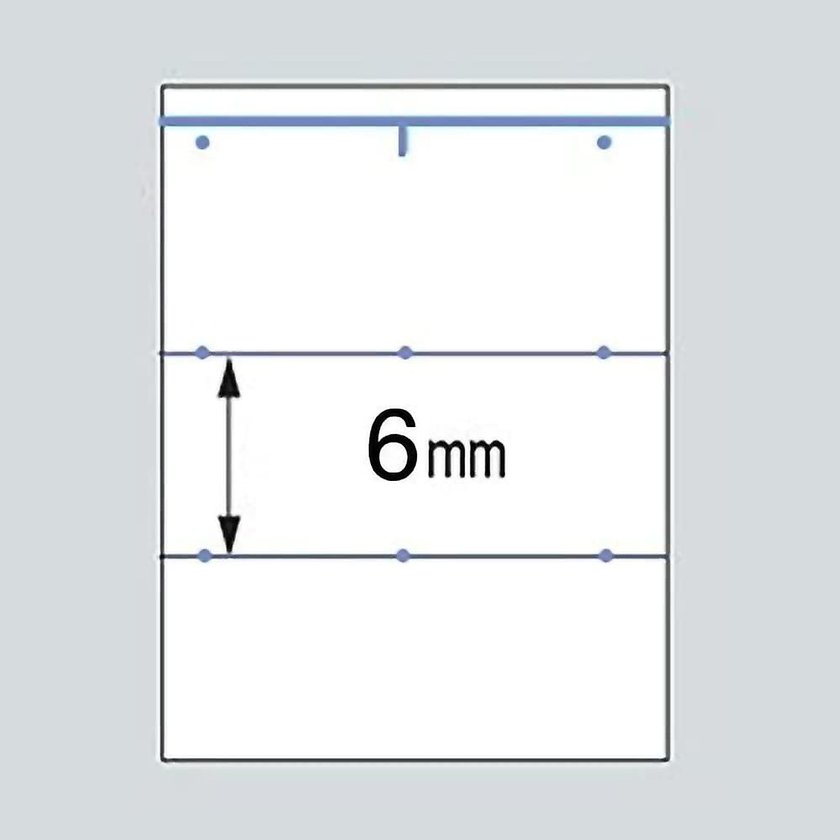 Kokuyo Campus Loose Leaf Paper for Binders, Shikkari Firm Writing, B5, B 6mm Dotted Ruled, 26 Holes, 36 Lines, 100 Sheets, pH Neutral, Bleed Resistant, 77gsm, Pack of 3, Japan Import (NO-S836BT)