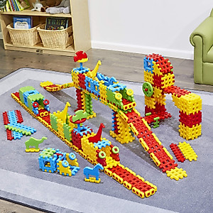 ECR4Kids Marioinex 900949 Railway Station, 433 Pieces Packed in A Carton, Multi-Colour