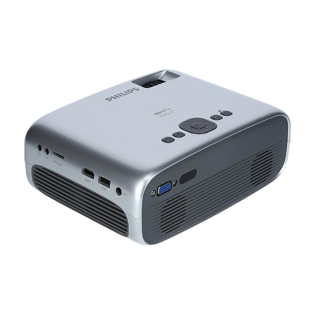 Philips NeoPix Easy 2+, True HD Projector with Built-in Media Player