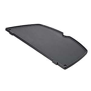 Votenli C655N(1-Pack) 15.3 x 10.8 inches Cast Iron Griddle Accessories for Weber 6559 Q200, Q220, Q240, Q260, Q2000, Q2200, Q2400 Series grills