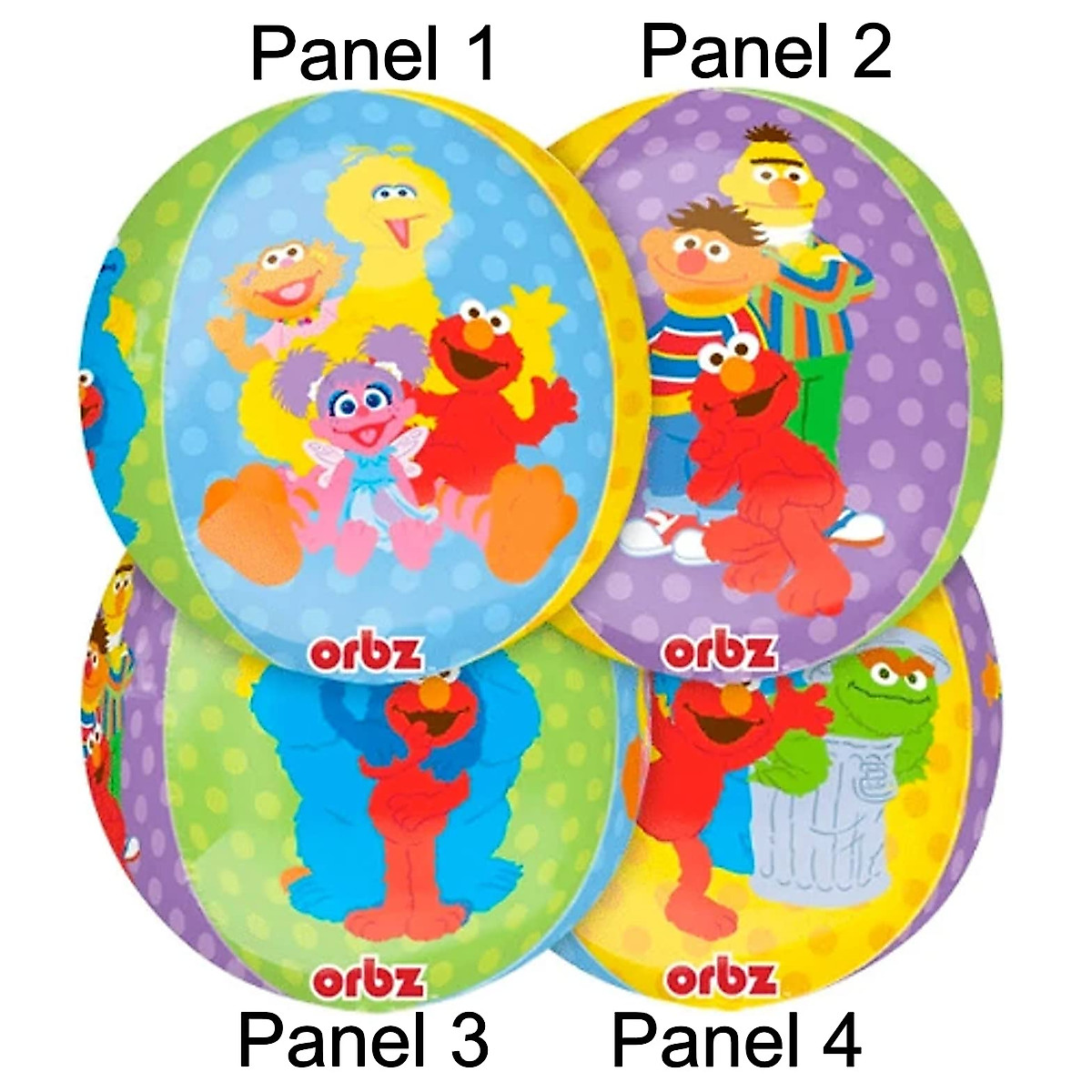 Anagram Elmo and Friends Birthday Party Supplies 13pc Balloon Bouquet Decorations