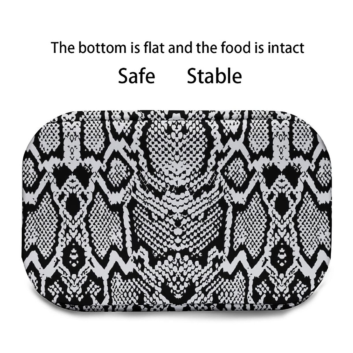 Snake Skin Lunch Bag, Lunch Box Portable Insulated Lunch Tote Bag, Thermal Cooler Bag for Women Work Outdoor