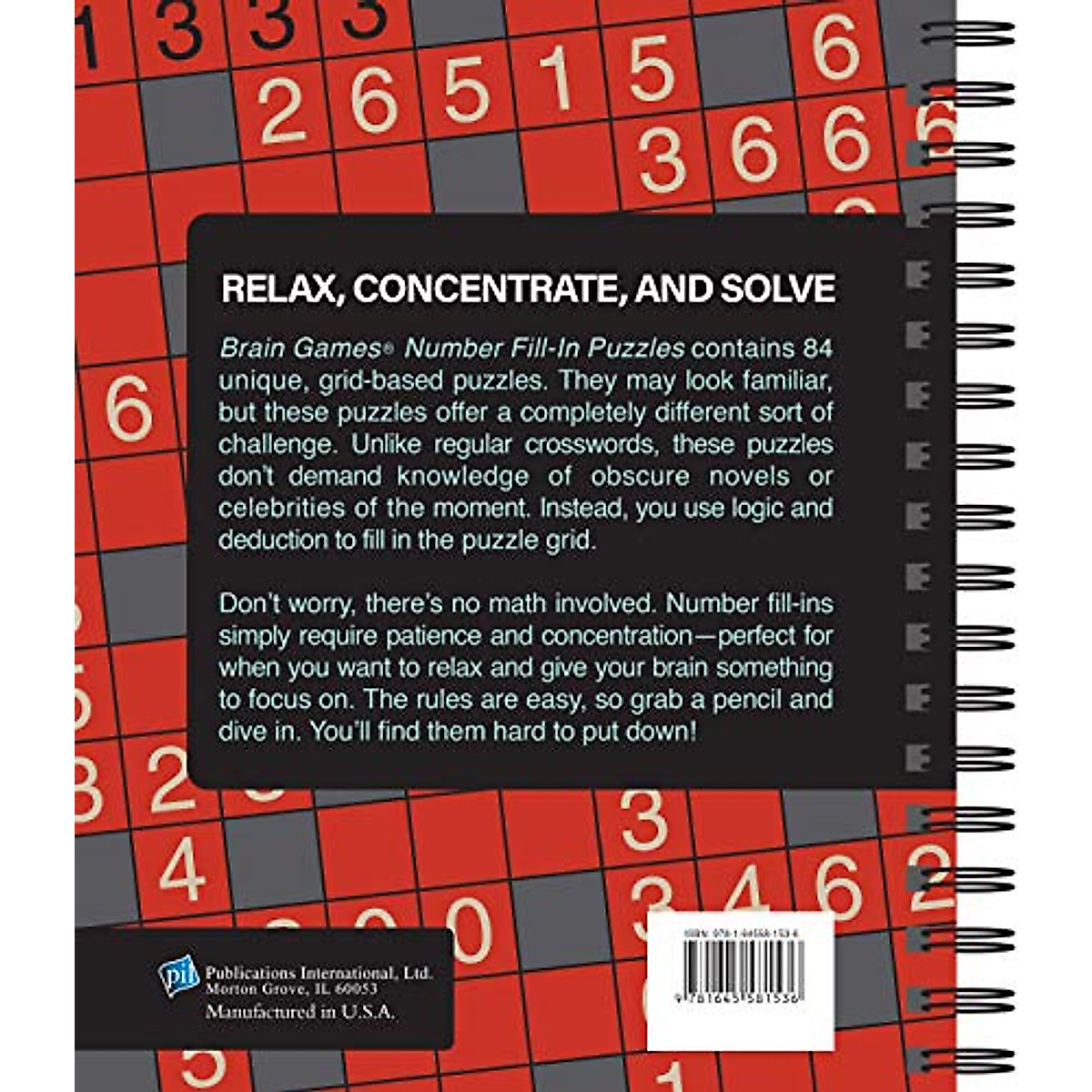 Brain Games - Number Fill-In Puzzles