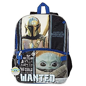 Star Wars The Mandalorian Grogu 5 pc Backpack Set