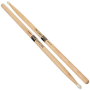 promark LA Specials - 5A Drumsticks - Drum Sticks Set for Acoustic Drums or Electronic Drums - Oval Nylon Tip - Hickory Drum Sticks - Consistent Weight and Pitch - Made in the USA - 3 Pairs