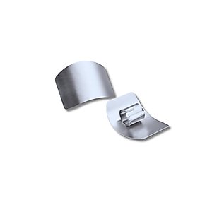 Stainless Steel Thumb Knife Finger Cutter Saver with Knife Guard and Finger Protectors for Cutting Vegetables, Holder for Slicing, Ideal Finger Guards for Kitchen Knives for Secure Food Cuts.