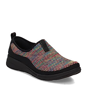 BZees Womens Imagine Slip-On Black/Rainbow 9 M