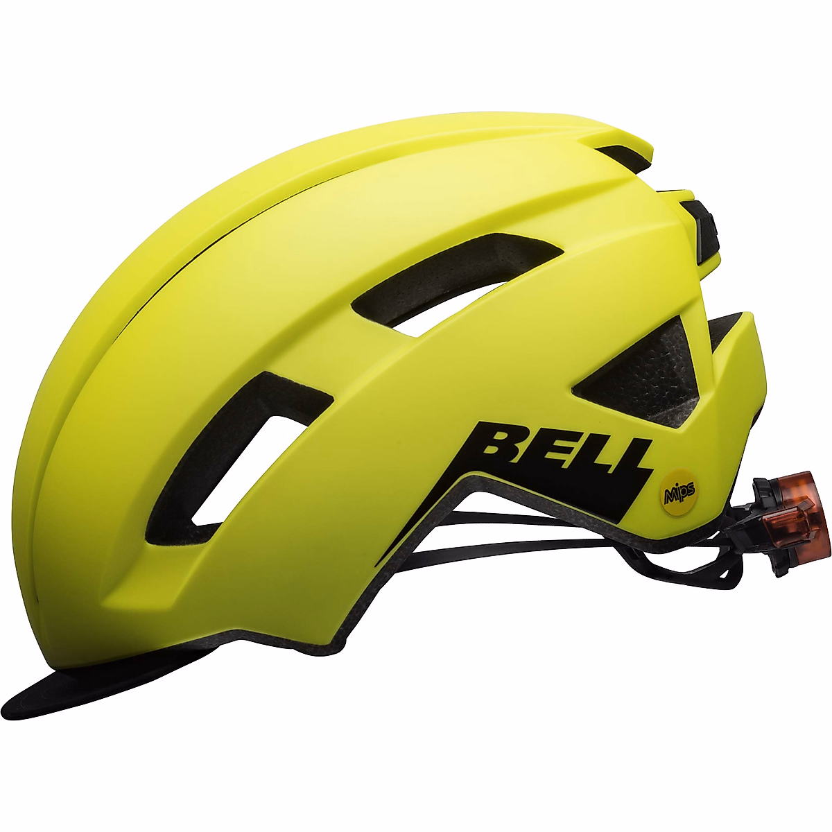 BELL Daily MIPS LED Adult Commuter Bike Helmet - Matte Hi-Viz (Discontinued), Universal Adult (54-61 cm)