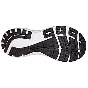 Brooks Men’s Adrenaline GTS 23 Supportive Running Shoe - Black/White/Silver - 9.5 Medium