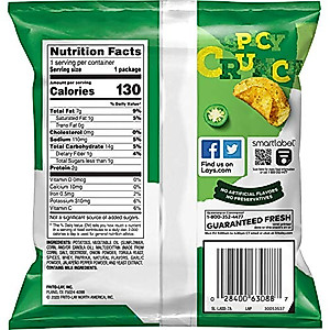 Lay's Kettle Cooked Potato Chips, Jalapeno, 0.85 Ounce (Pack of 40)