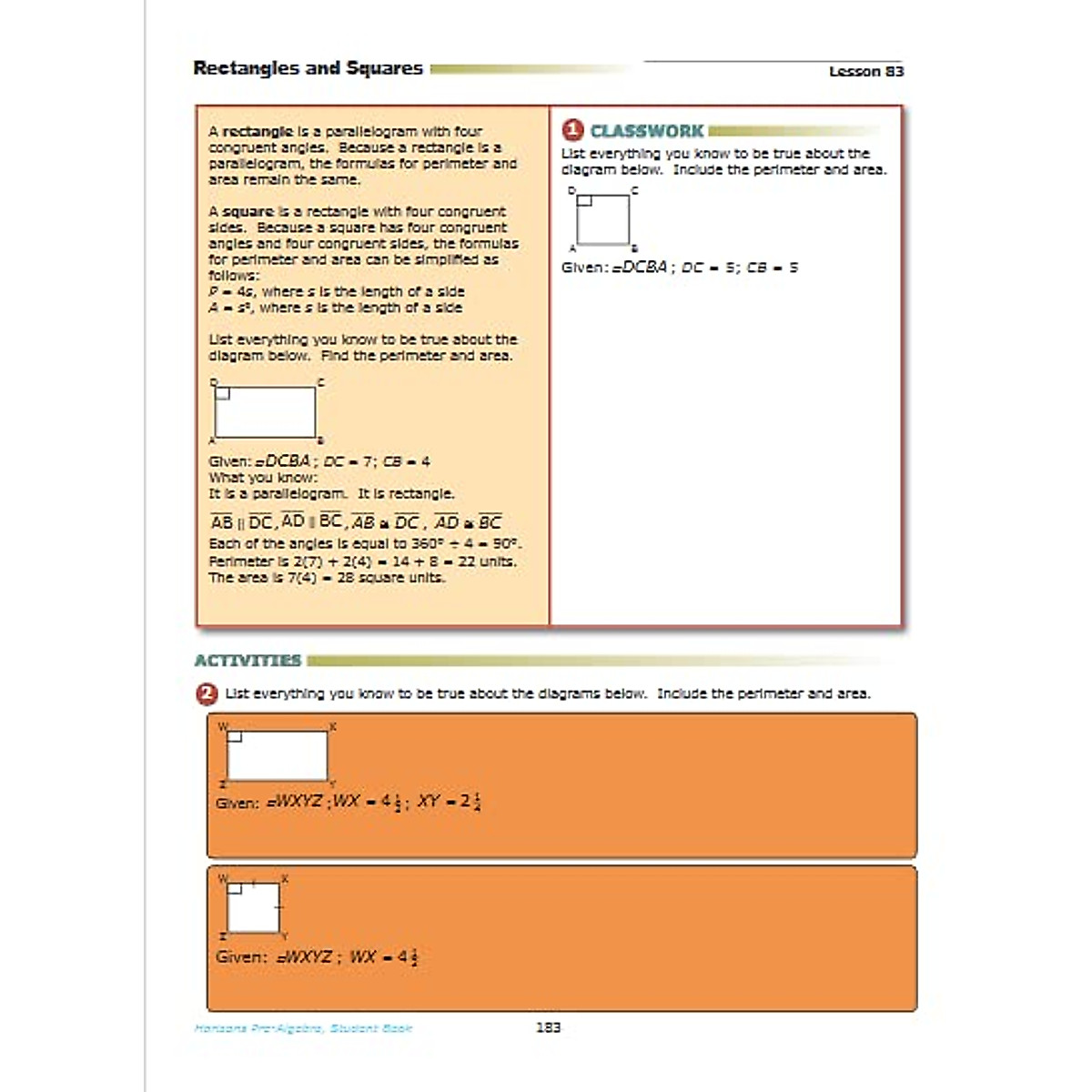 Alpha Omega Publications JMS071 Horizons Pre-Algebra Student Book