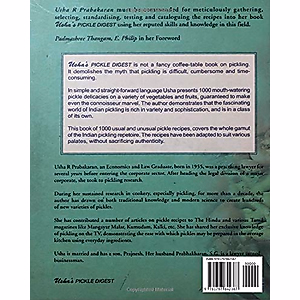 Usha's Pickle Digest: The Perfect Pickle Recipe Book