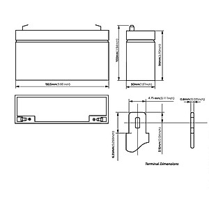 BatteryGuy HYS-6120 Replacement 6V 12Ah SLA Batteries Brand Equivalent (Rechargeable) - Qty of 2