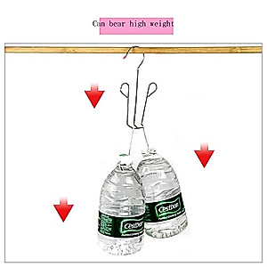 Yisscen 5 Pack Shoes Hanger Drying Rack for Dehumidifying Hanging Leather Shoes, Stainless Steel Drying Shoes Organizer Hook, Space Saving Shoes Hangers for Closet Wall, Multifunctional Shoe Hook