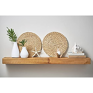 Signature Design by Ashley Corinsville 48" Casual Floating Wall Shelf, Light Brown