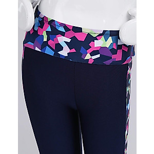 iiniim Kids Girls Athletic Tracksuits Sports Bra Crop Top With Leggings Gym Workout Outfits for Yoga Running Cycling Rose_Red 10