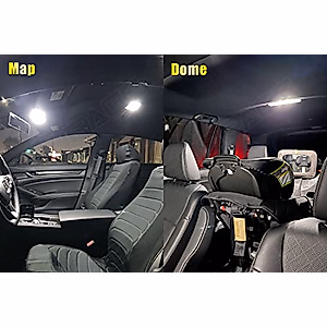 ENDPAGE 14-Pieces Accord LED Interior Light Kit for Honda Accord 2013 2014 2015 2016 2017 2018 2019 2020 2021 2022 White 6000K Interior LED Lighting Package + License Plate Lights, Install Tool