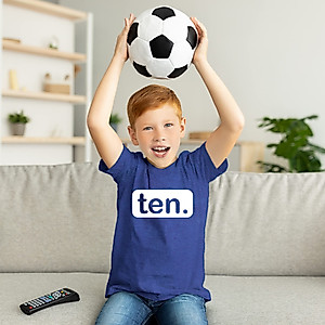 Unordinary Toddler 10th Birthday Shirt Boys 10 Year Old Boys Gifts Ten yr Tenth Birthday Tshirt Gift (Charcoal Blue, Youth L(14-16))
