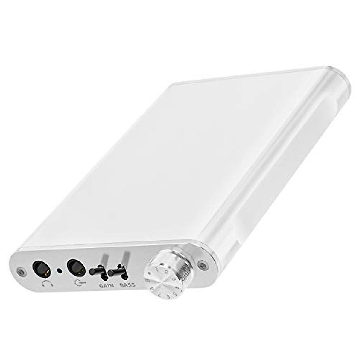 Fosi Audio N2 Headset Portable Amp Gain & Bass Switch Hi-Fi 3.5MM Earphone Headset Powered Dual-Output with Lithium Battery for iPhone, iPad, iPod, MP3 and Computers Speakers