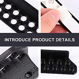 BESPORTBLE 1 Pair Wall-Mounted Arrow Bow Rack ABS 12 Arrow Wall Holder Arrow Display Hanger Archery Accessories