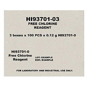 Free Chlorine Reagents (300 Tests) Part # HI93701-03