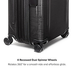 TUMI - Tegra-Lite Continental Expandable 4 Wheeled Carry-On - Carry On Suitcase for Travel - USB-C Port & Spinner Wheels - Black/Graphite