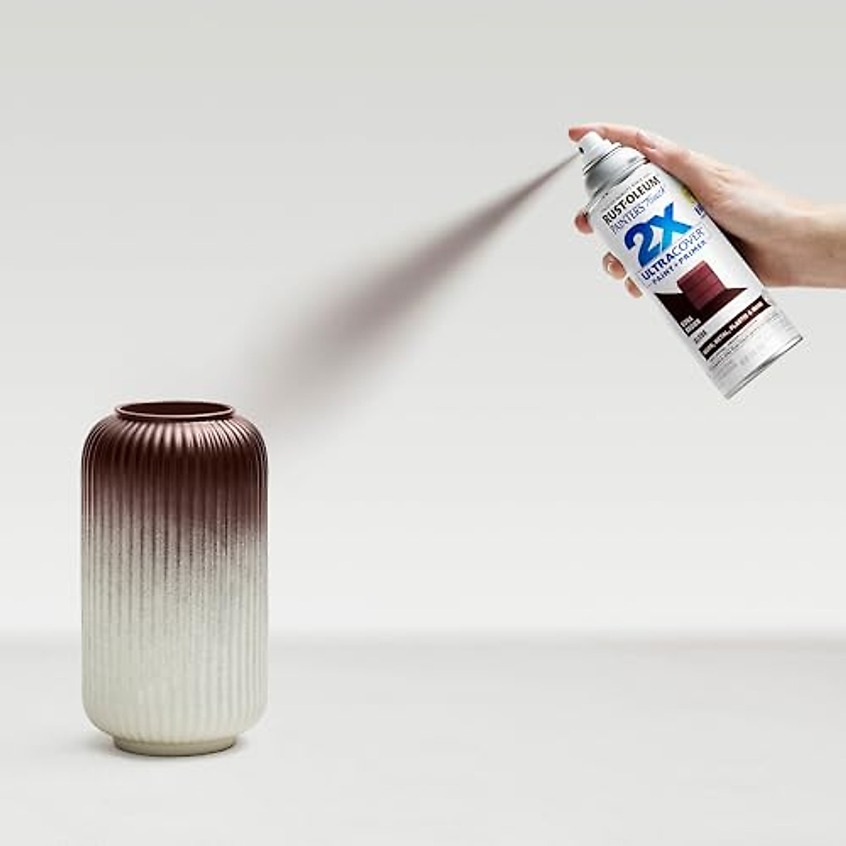 Rust-Oleum 334038 Painter's Touch 2X Ultra Cover Spray Paint, 12 oz, Gloss Kona Brown