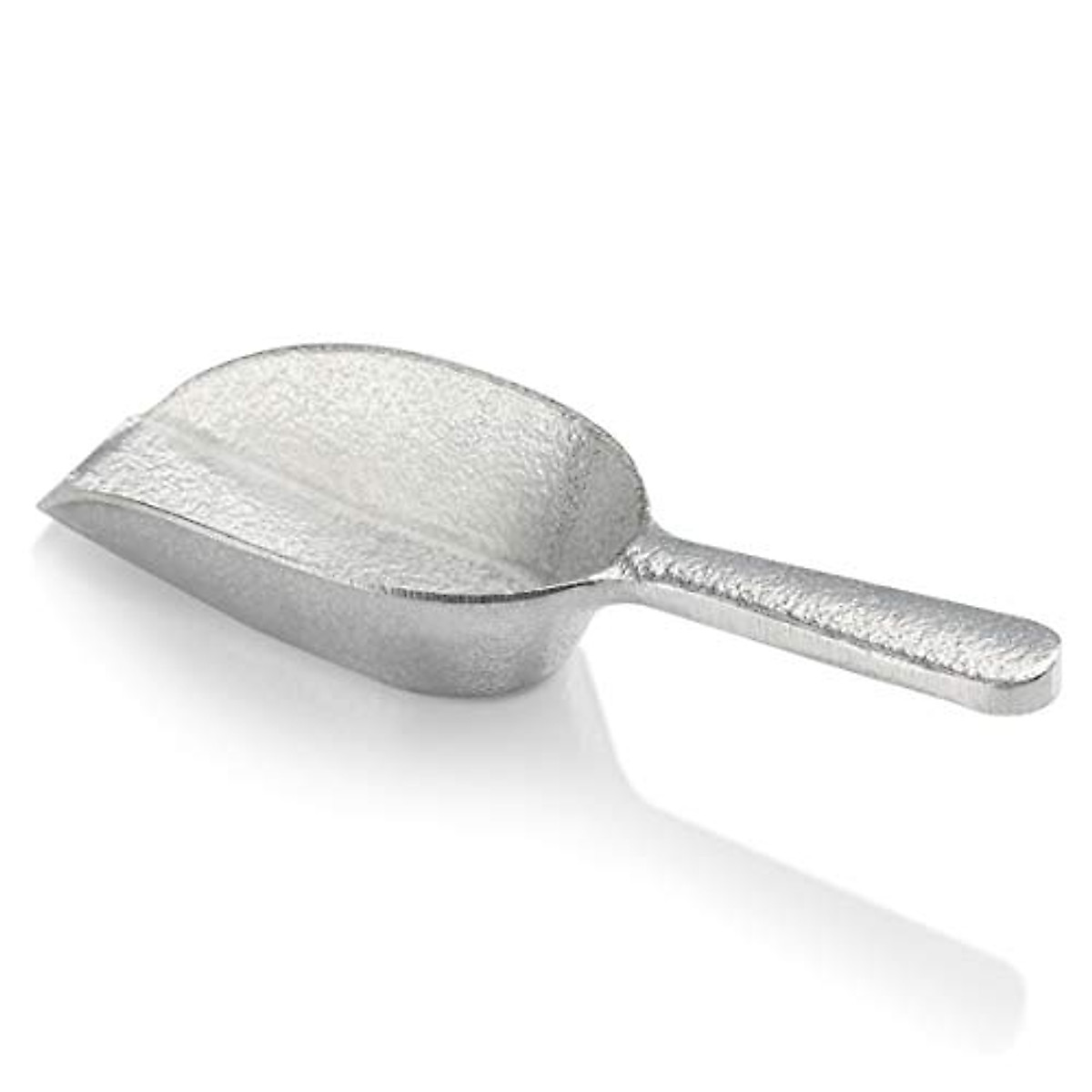 New Star Foodservice 34622 Cast Aluminum Flat Bottom Utility Scoop, 1 oz, Extra Small Size, Silver (Hand Wash Only)