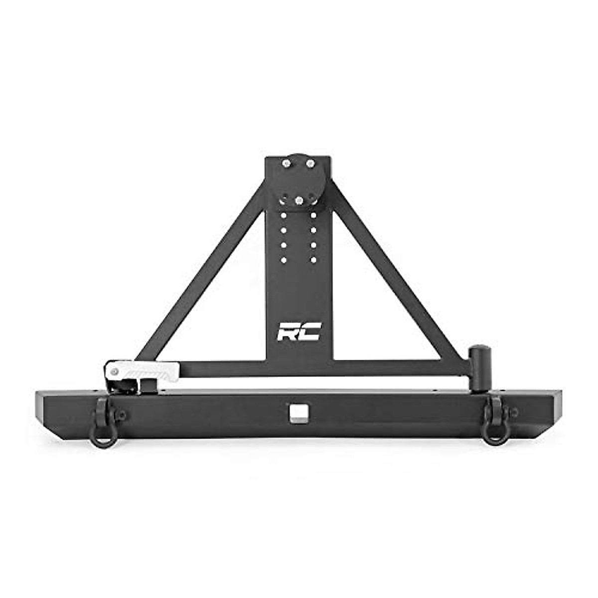 Rough Country Rear Bumper w/Tire Carrier for 87-06 Jeep Wrangler YJ/TJ - 10592A