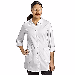 Allure by White Cross Women's Roll-Up Sleeve 32&Frac14; Lab Coat Medium White