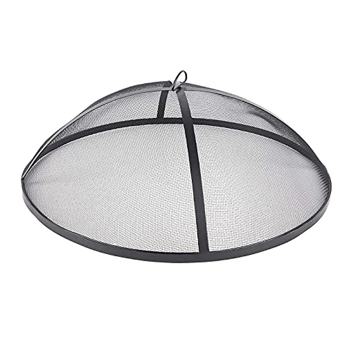 LEAYAN Garden Fire Pit Grill Bowl Grill Barbecue Rack Small Fire Pit,Outdoor Fire Pit with BBQ Grill Shelf Fire Bowl with Spark Protection Mesh Extra Includes Poker and Cover Garden Patio Heater