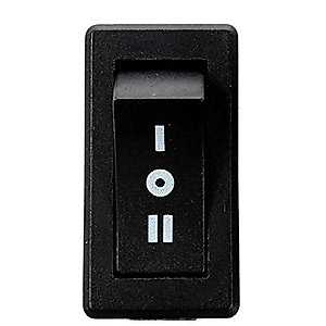 HQRP 3-Pin 3-Way Push Button Switch Compatible with INTEX 70110 SF60110 SF70110 Pool Pump 16A 125V