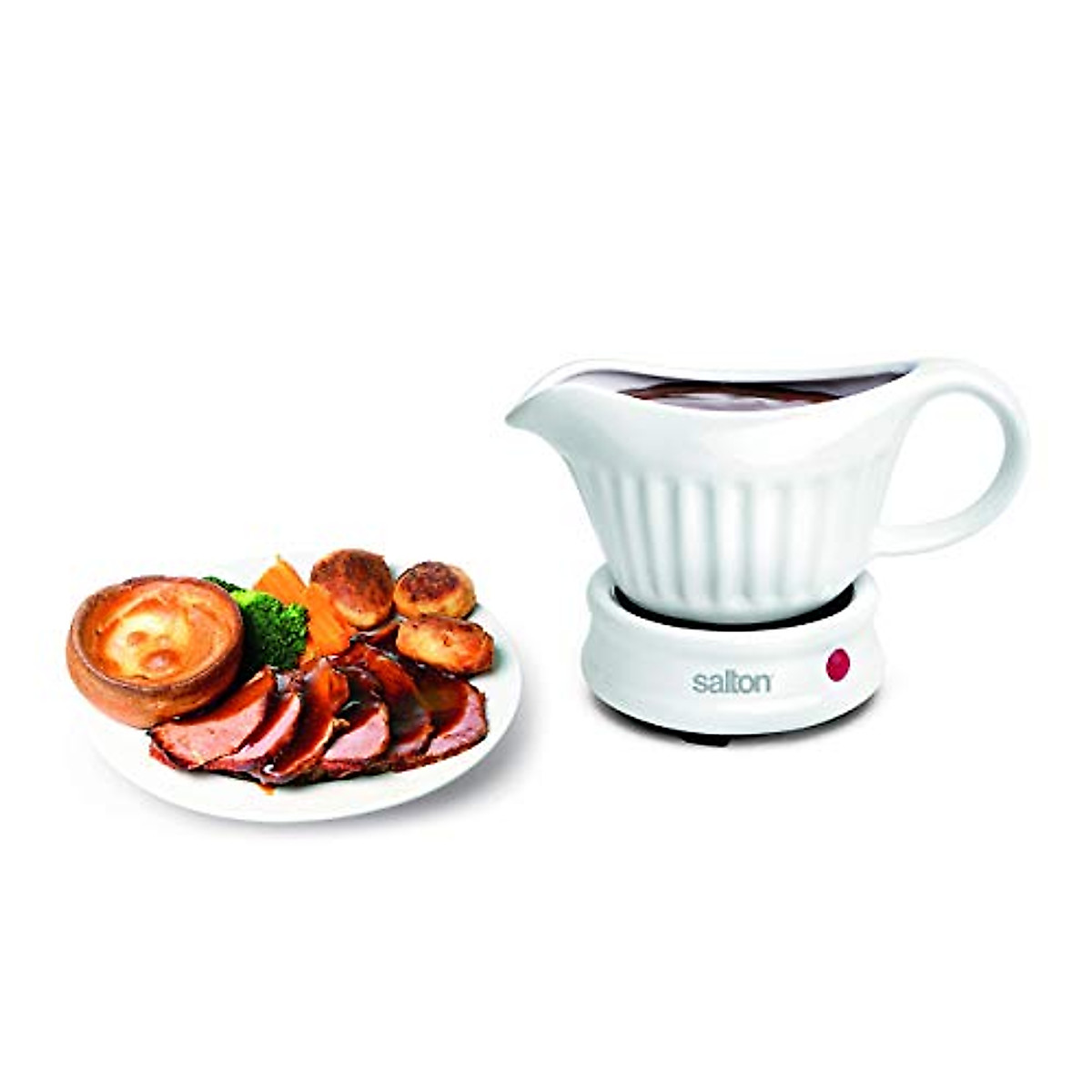 Salton Boat Entertaining Gravy Warmer, Small, White