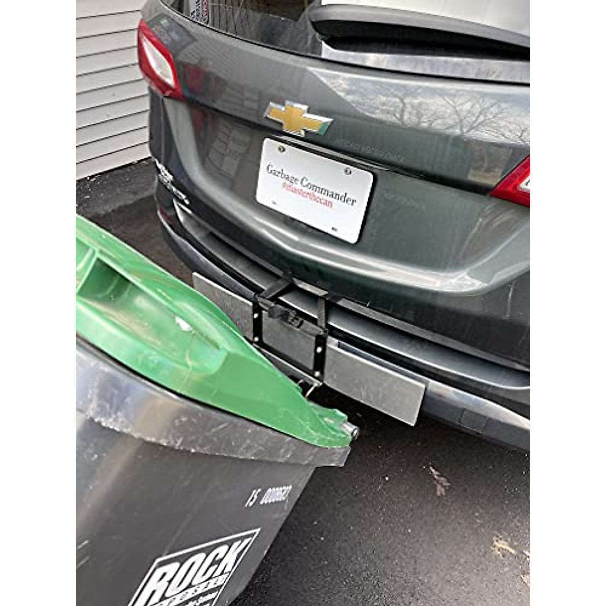 Garbage Commander Bumper Mounted MT Wheeled Trash Can Hauling Hitch