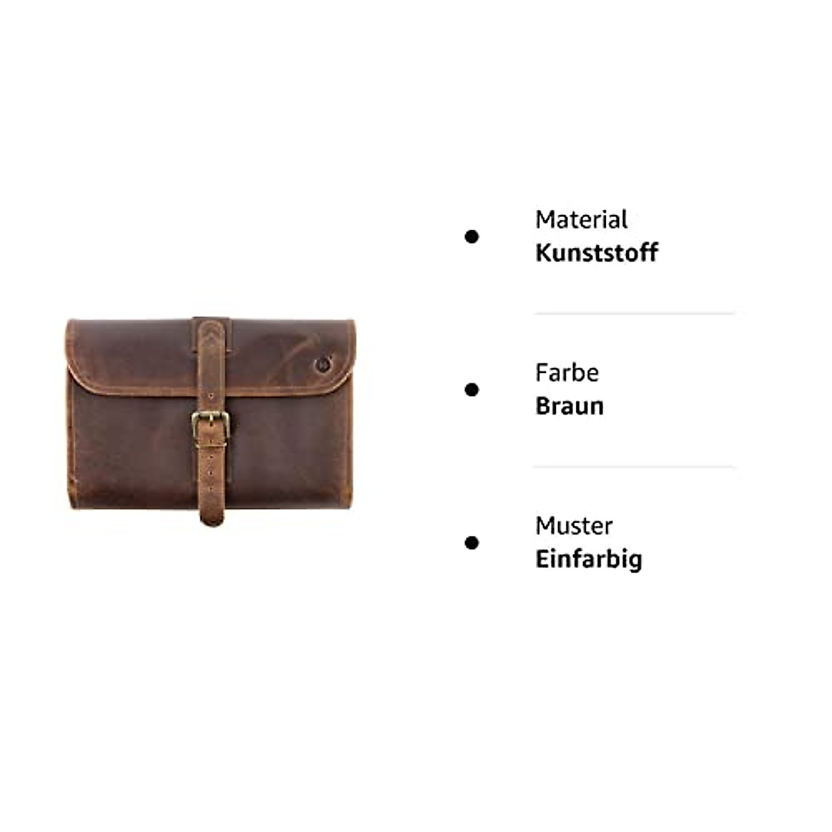 moonster Hanging Toiletry Bag for Men & Women, Leather Toiletry Bag for Men, Mens Toiletry Bags for Traveling, Hanging Travel Toiletry Bag, Mens Travel Bag Toiletry, Dopp Kit Shower Bags for Men