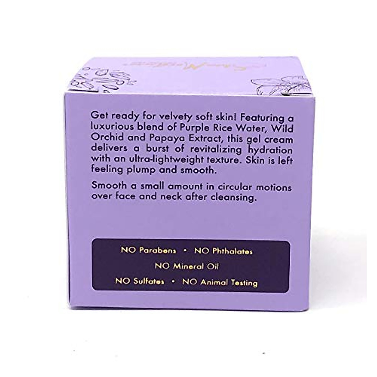 Purple Rice Water Velvet Skin Gel Cream