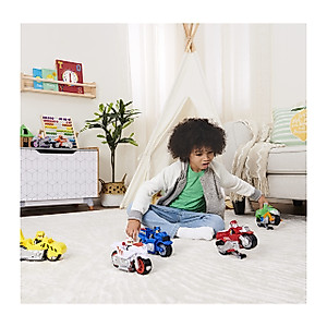 Paw Patrol, Moto Pups Marshall’s Deluxe Pull Back Motorcycle Vehicle with Wheelie Feature and Toy Figure